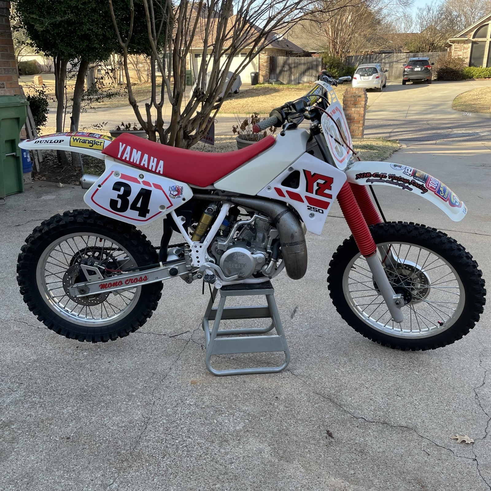 1988 Yamaha YZ250 - vetmotoxer34's Bike Check - Vital MX